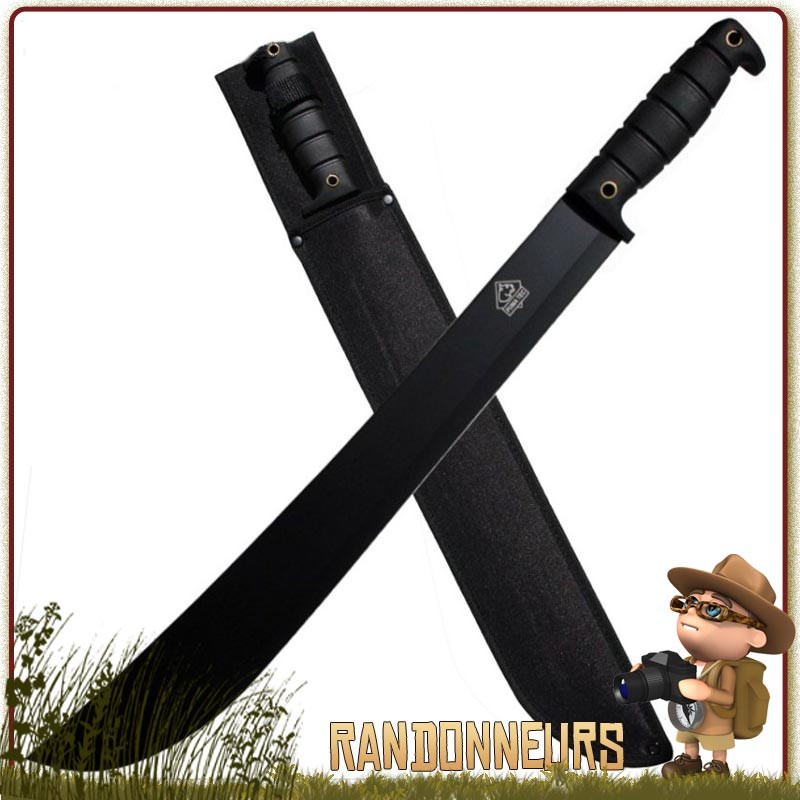 Machette bushcraft 44 cm acier 420 manche gomme Puma Tec jungle survie