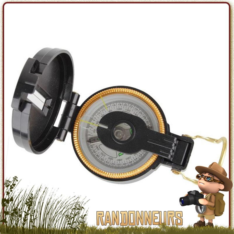 Boussole Relèvement Militaire trooper fosco orientation de visée armée