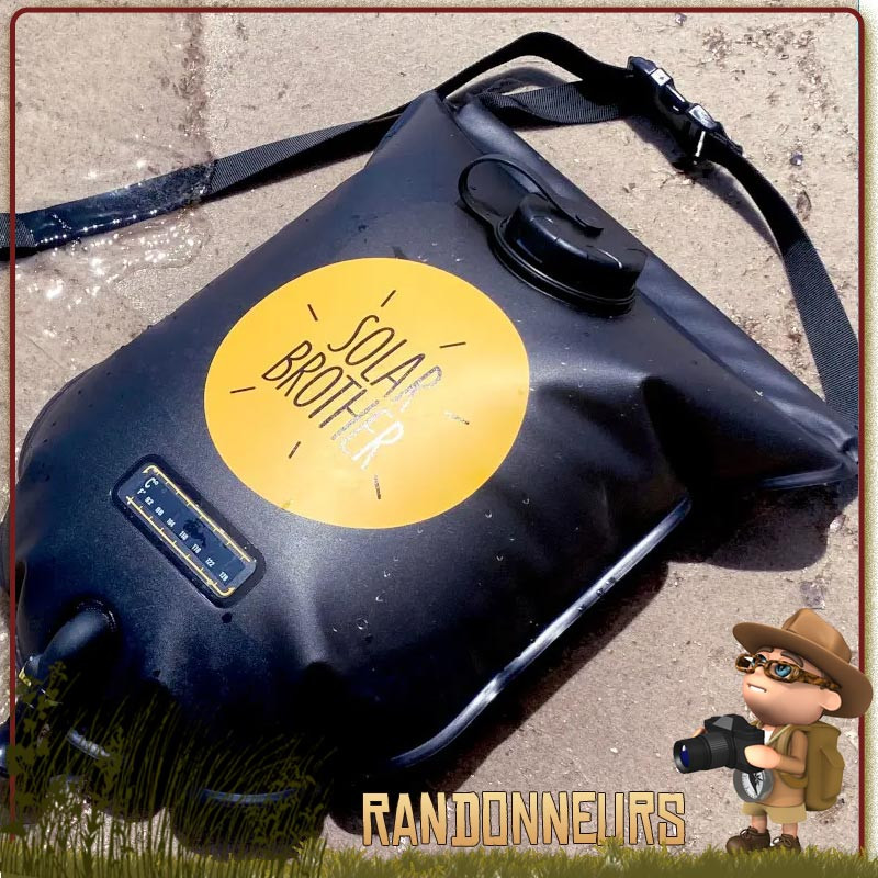 jerrican eau potable Douche Solaire 15 Litres Sunwater Solar Brother